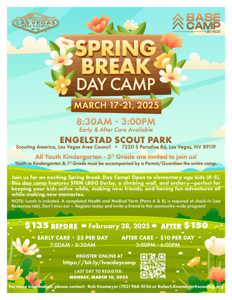 Spring Break Day Camp - Las Vegas Area Council